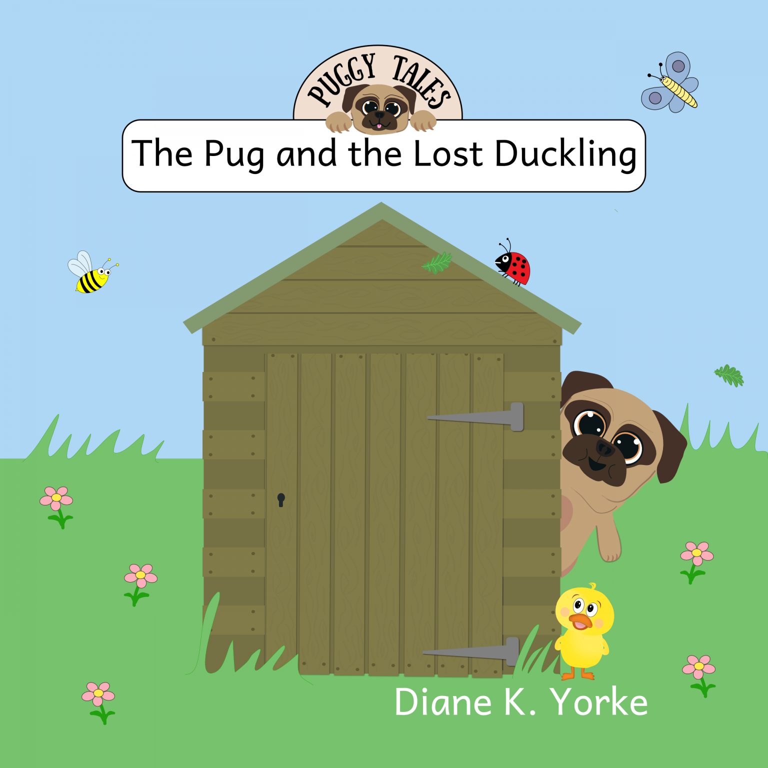The Pug and the Lost Duckling - Puggy Designs