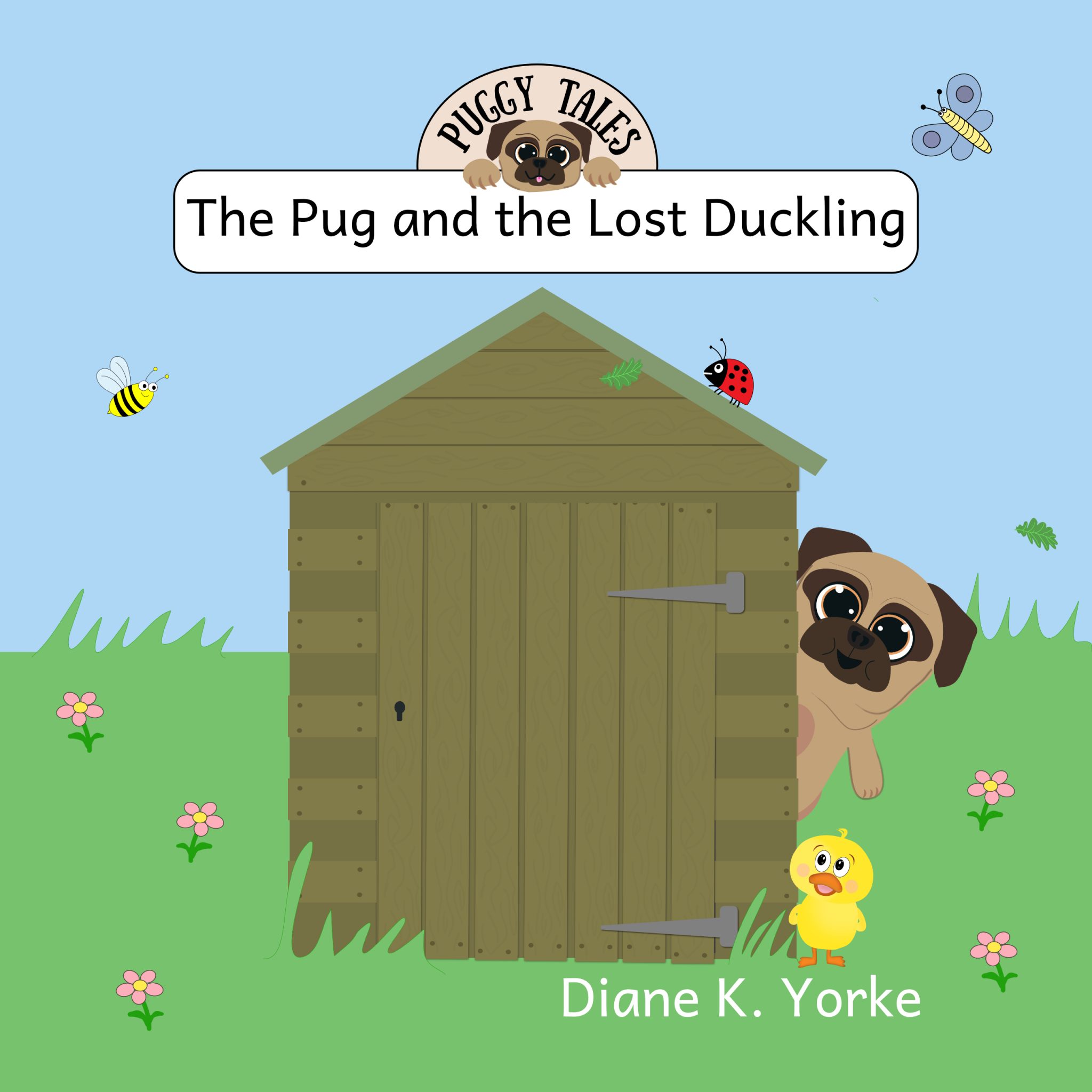 The Pug and the Lost Duckling - Puggy Designs