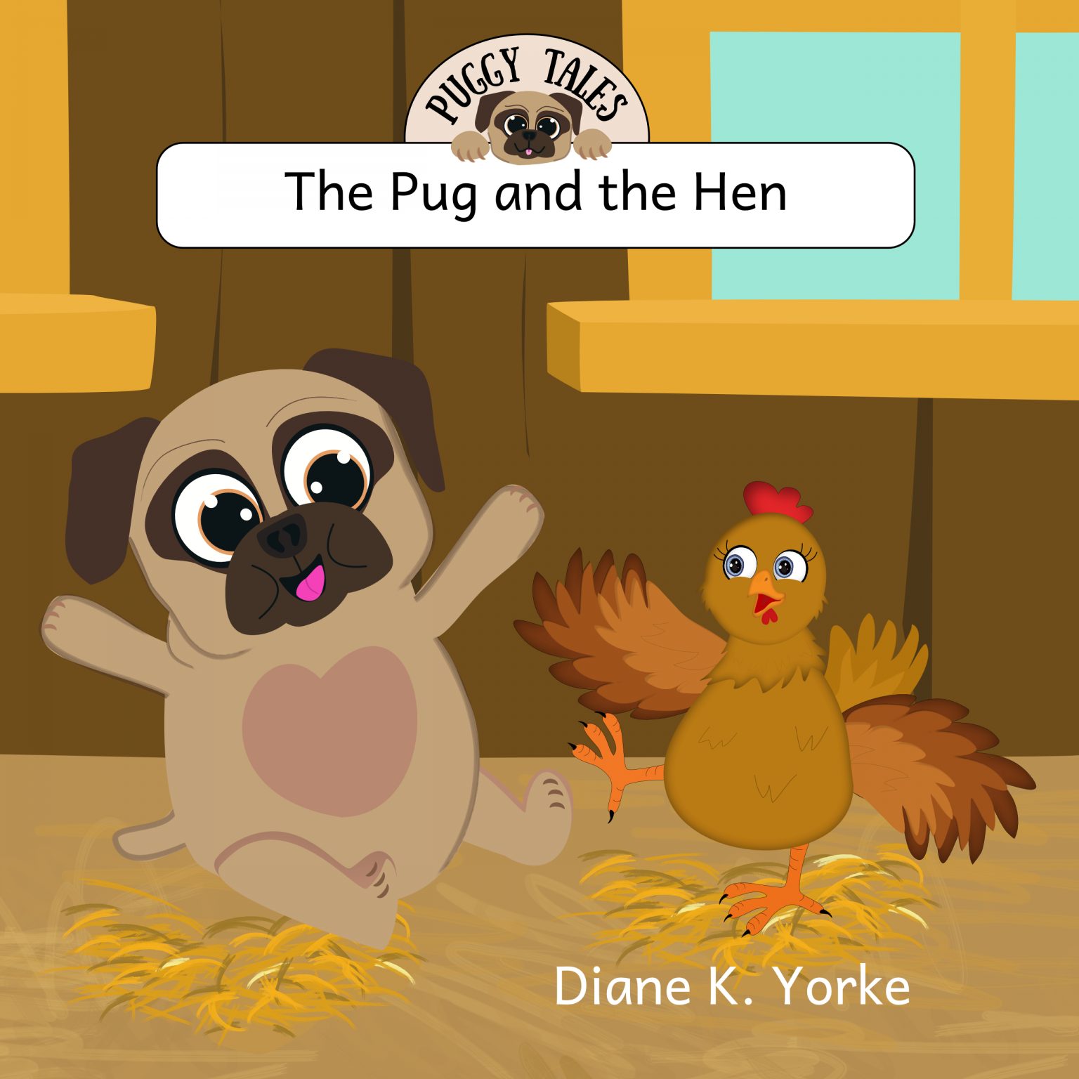 The Pug and the Lost Duckling - Puggy Designs